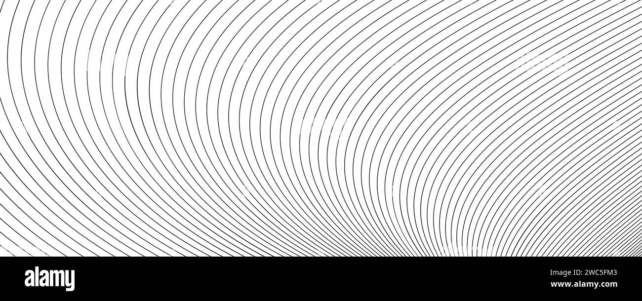 pattern of black lines on white background. Vector illustration Stock ...