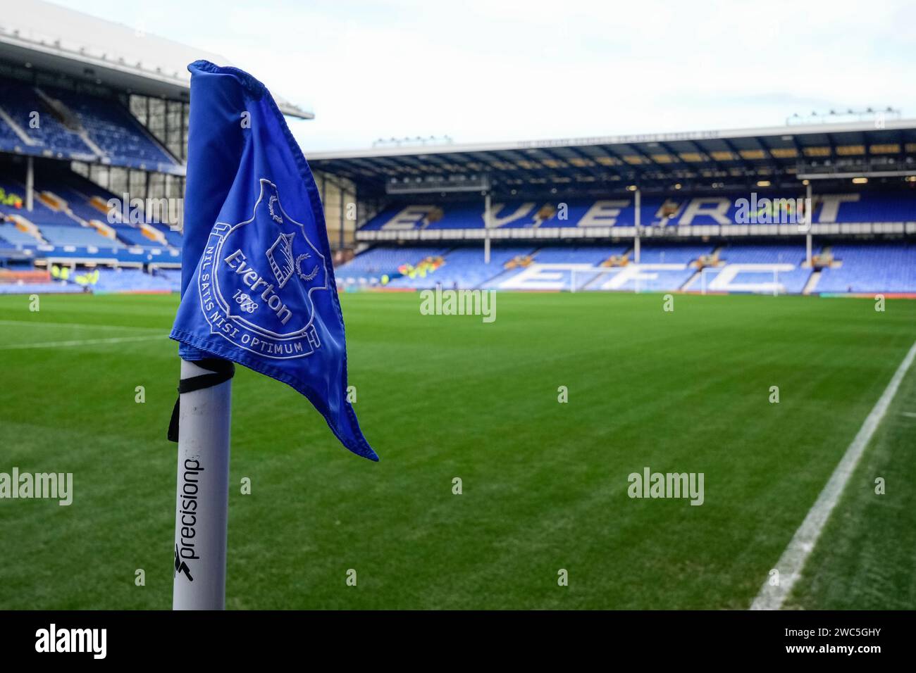 Liverpool, UK. 14th Jan, 2024. A general view of Goodison Park from the ...