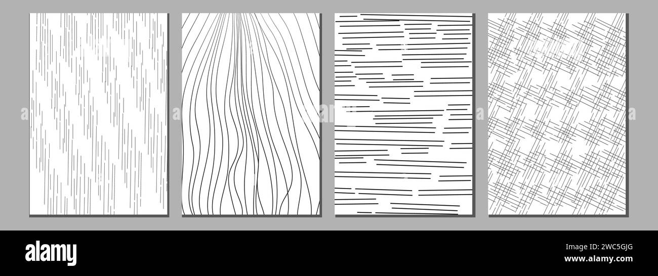 Isolated ink lines on a white background. Modern Illustration set of ...