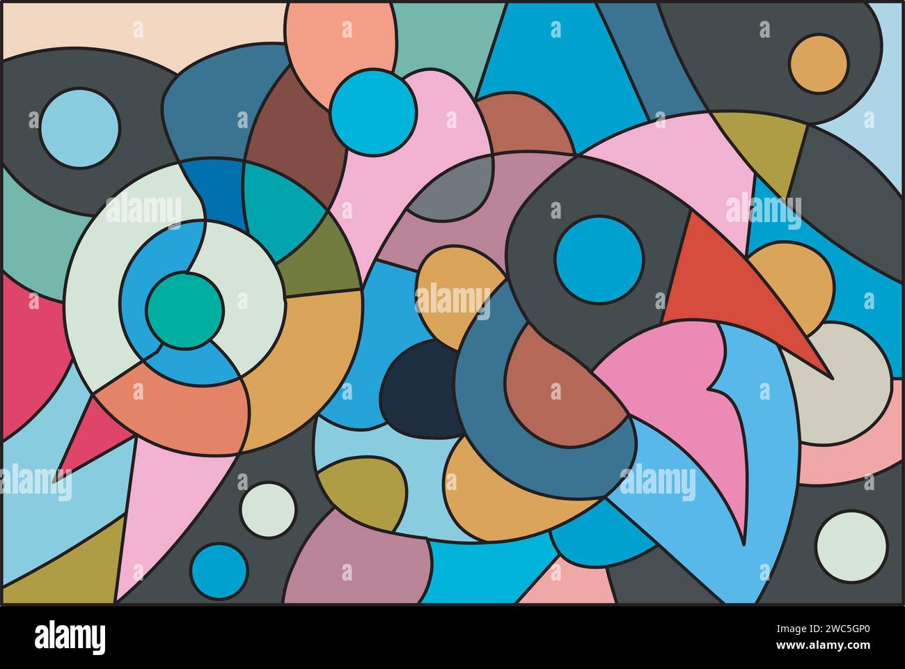 colorful abstract art Stock Vector Image & Art - Alamy