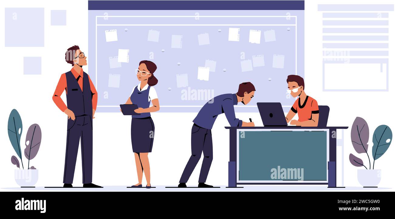 Effective communication cartoon Cut Out Stock Images & Pictures - Alamy