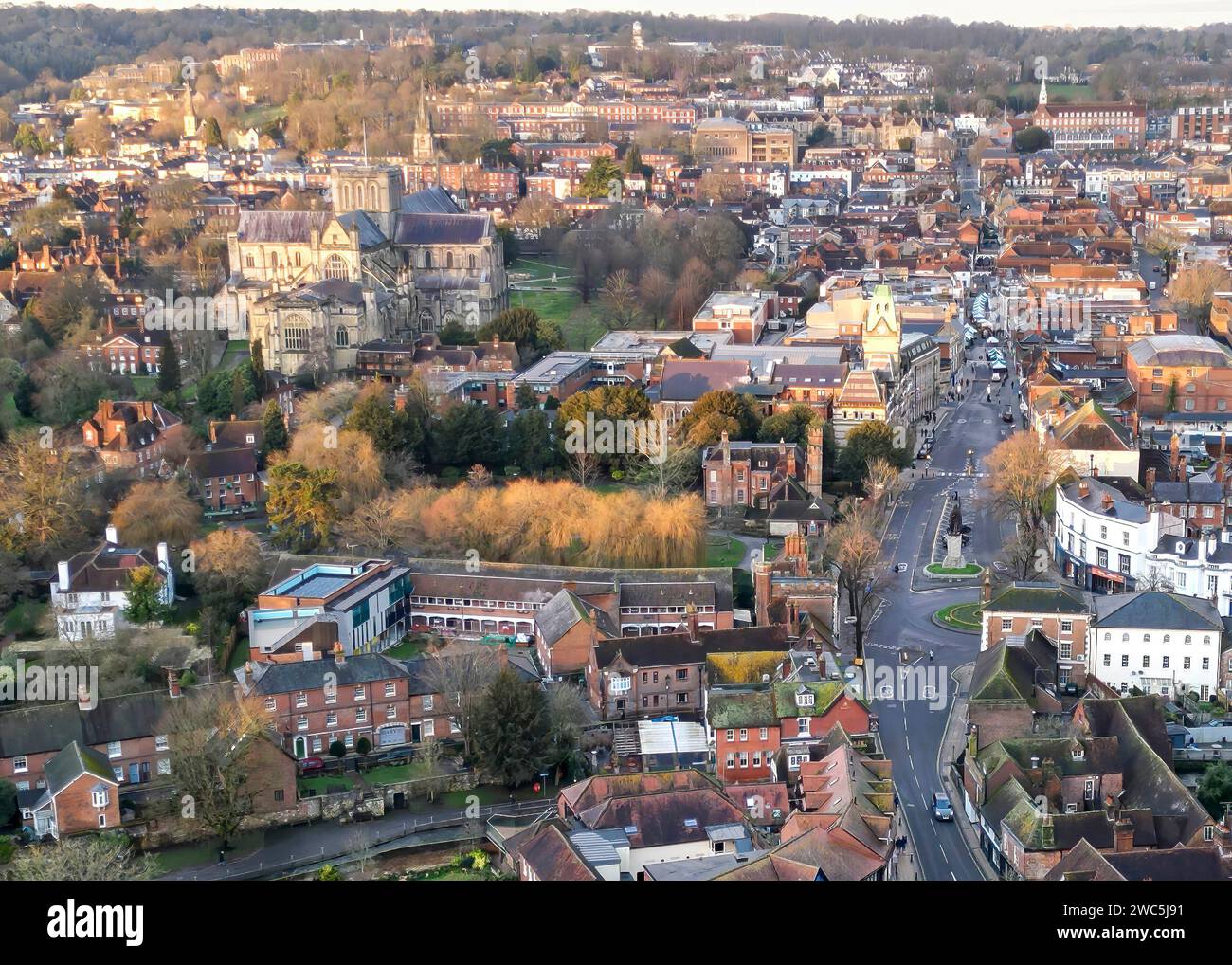 Winchester Hampshire England Stock Photo - Alamy
