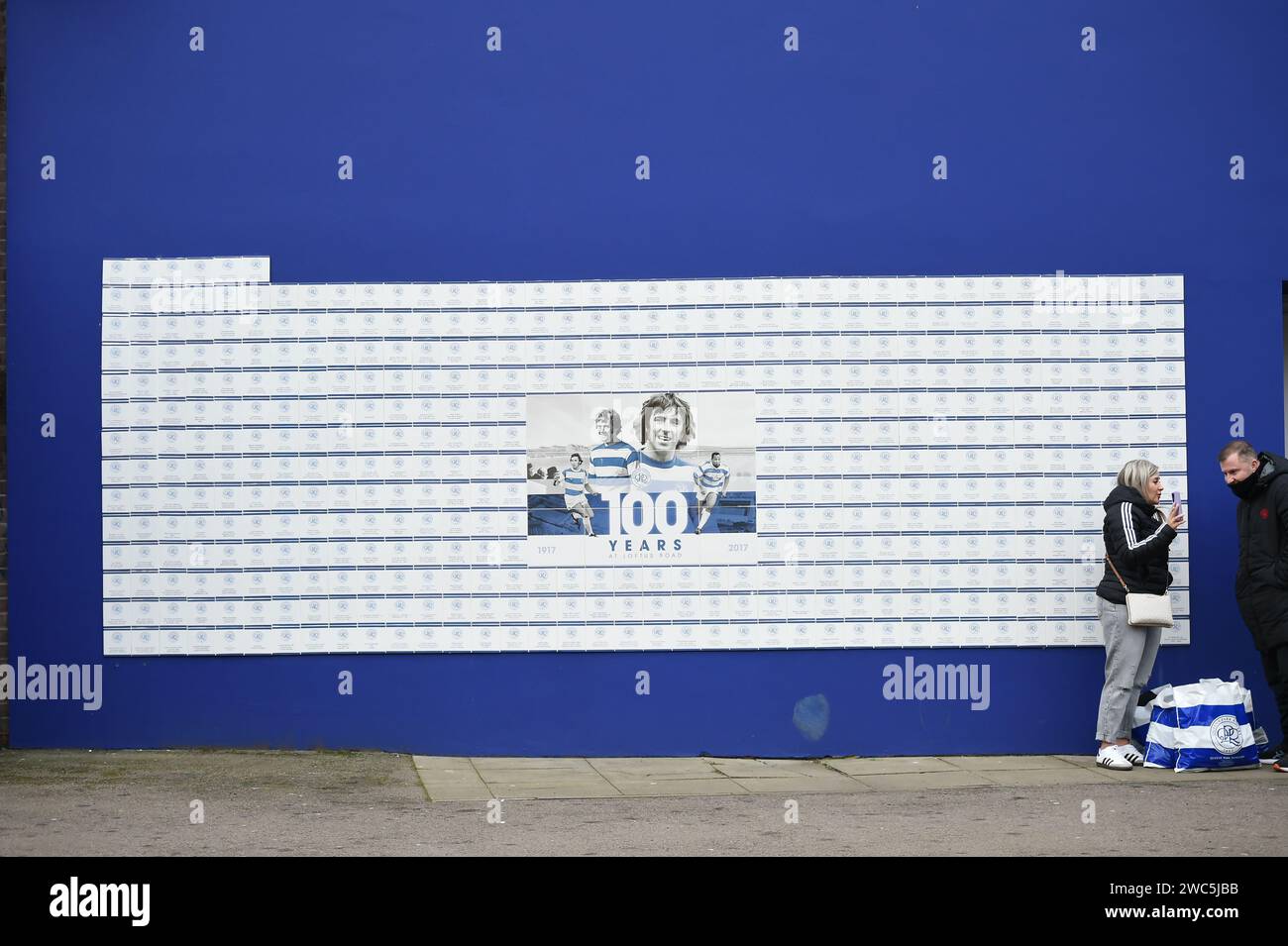 London, UK. London, UK. 14th January 2024; Loftus Road Stadium ...