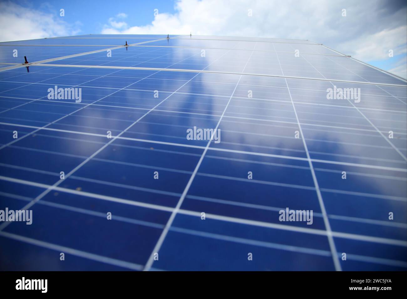 Solar panel. Solar panel produces green, environmentally friendly ...