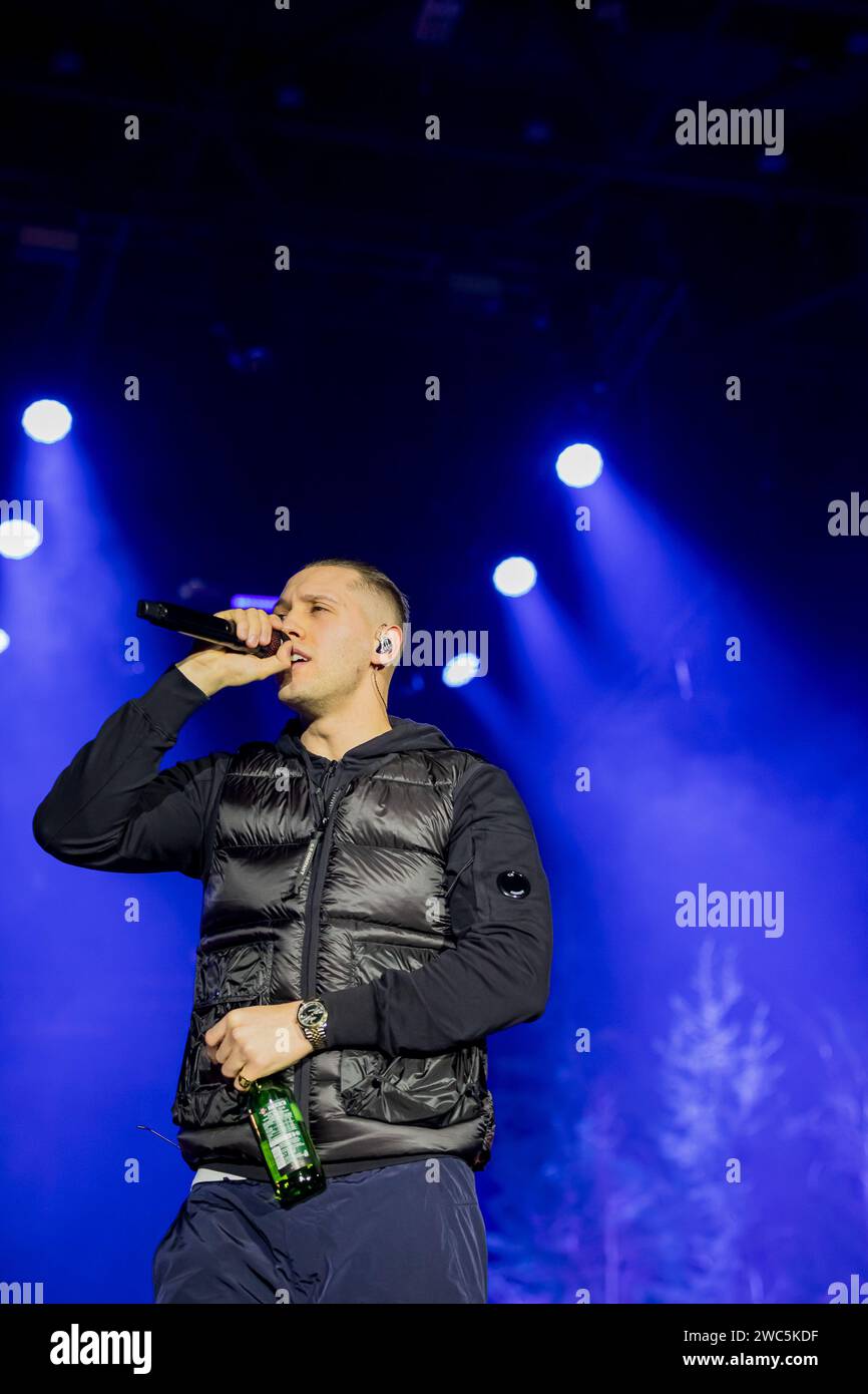Milan, Italy. 13th Jan, 2024. Massimo Pericolo (Alessandro Vanetti ...