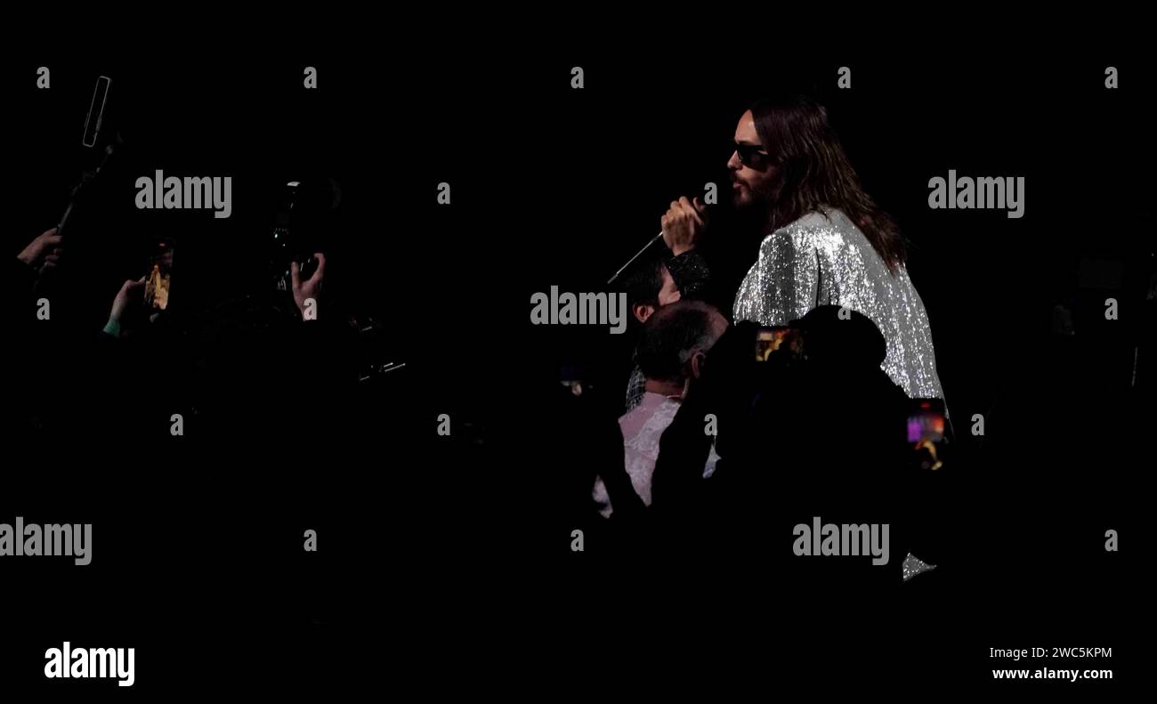 January 13 2024 Thirty Seconds To Mars Lead Singer Jared Leto In The