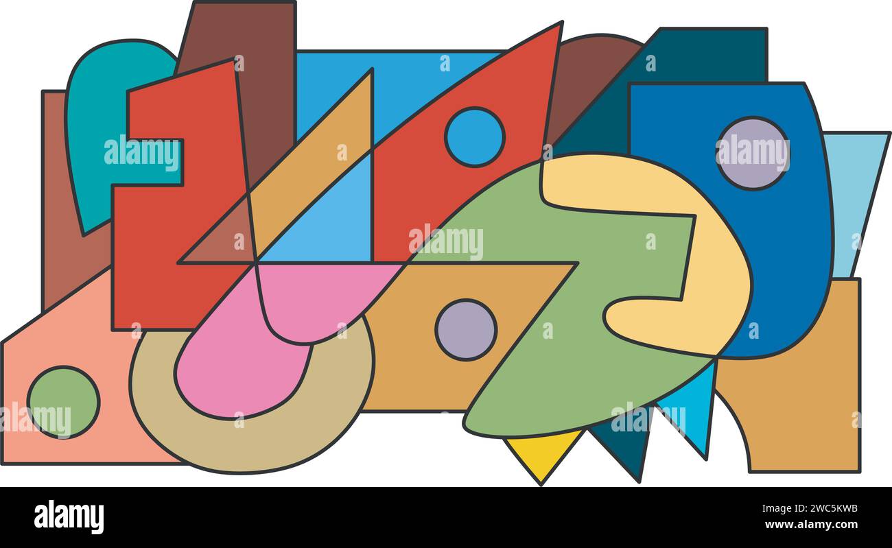 colorful abstract art Stock Vector Image & Art - Alamy