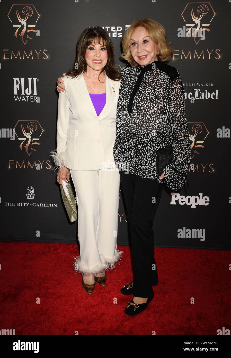 LOS ANGELES, CALIFORNIA - JANUARY 13: (L-R) Kate Linder and Michael ...