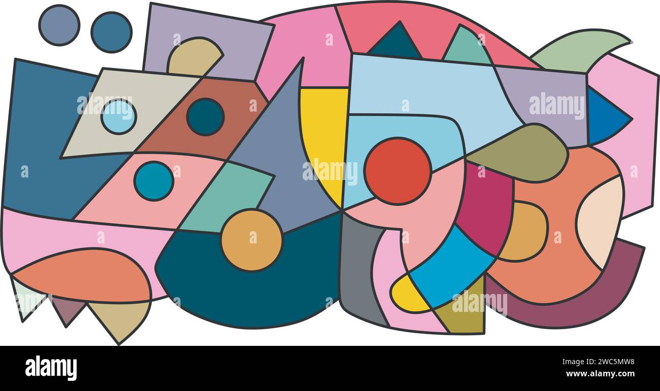 colorful abstract art Stock Vector Image & Art - Alamy