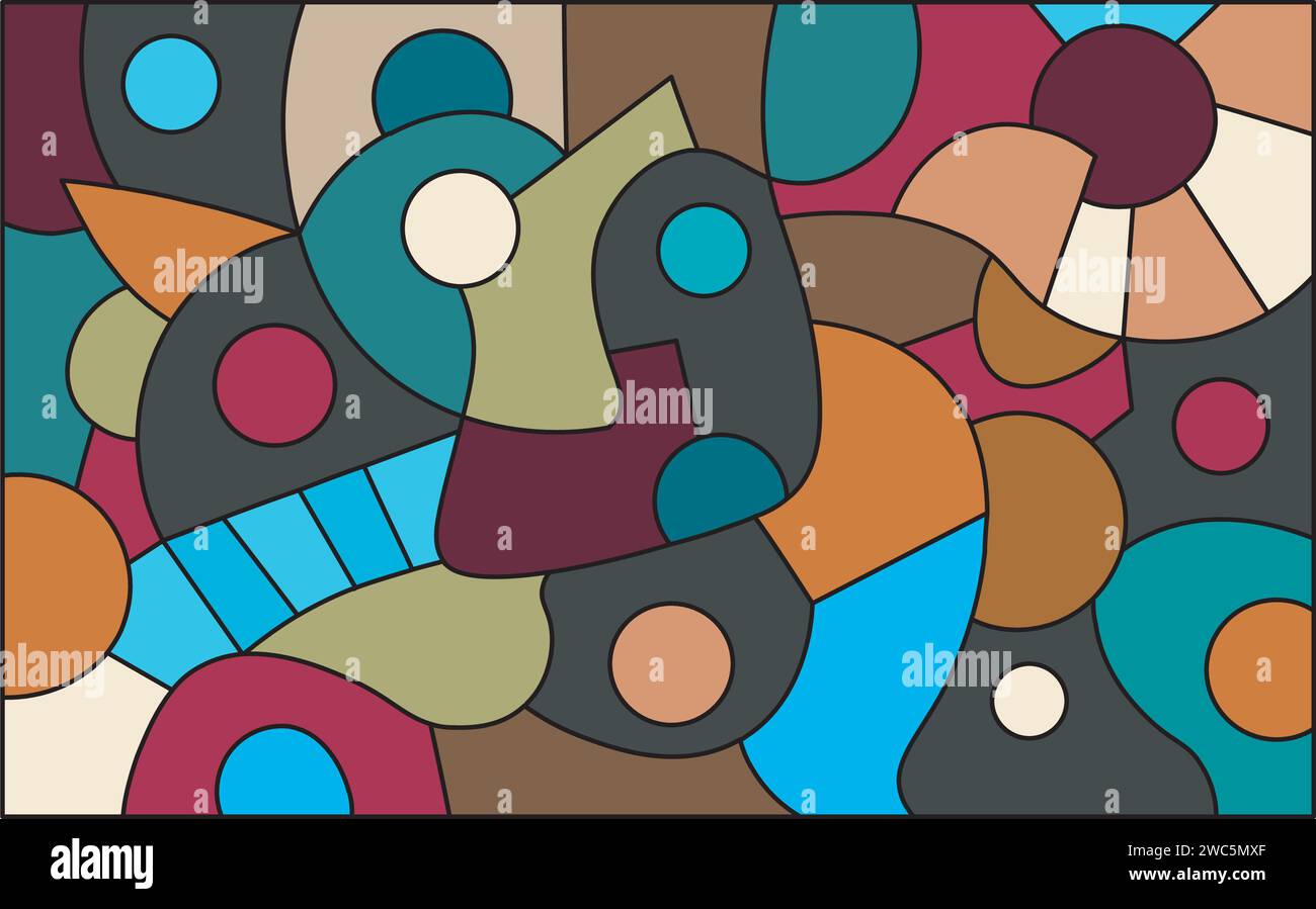 colorful abstract art Stock Vector Image & Art - Alamy