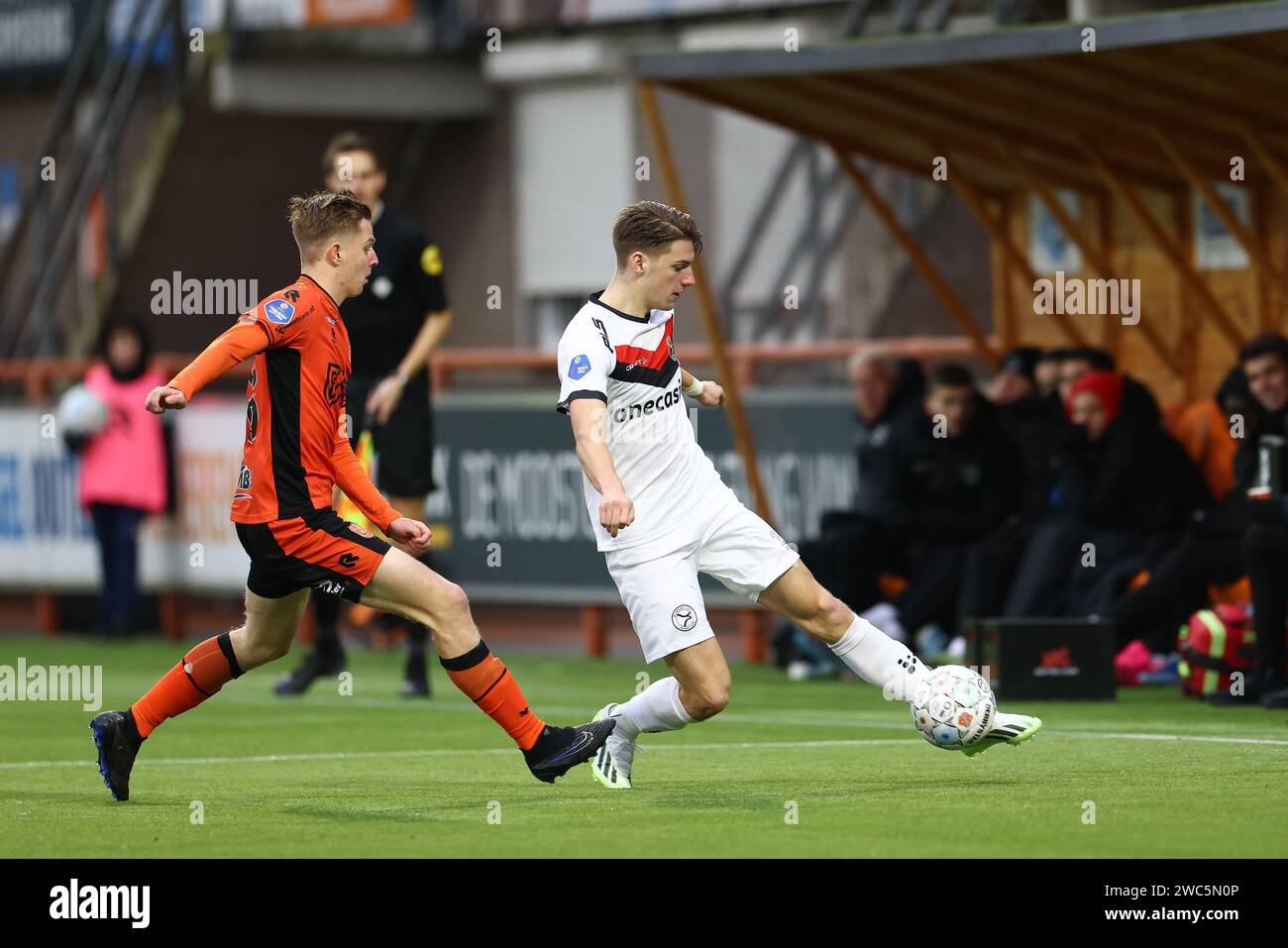 VOLENDAM , 14-01-2024 , Kras Stadion , season 2023 / 2024 , Dutch ...
