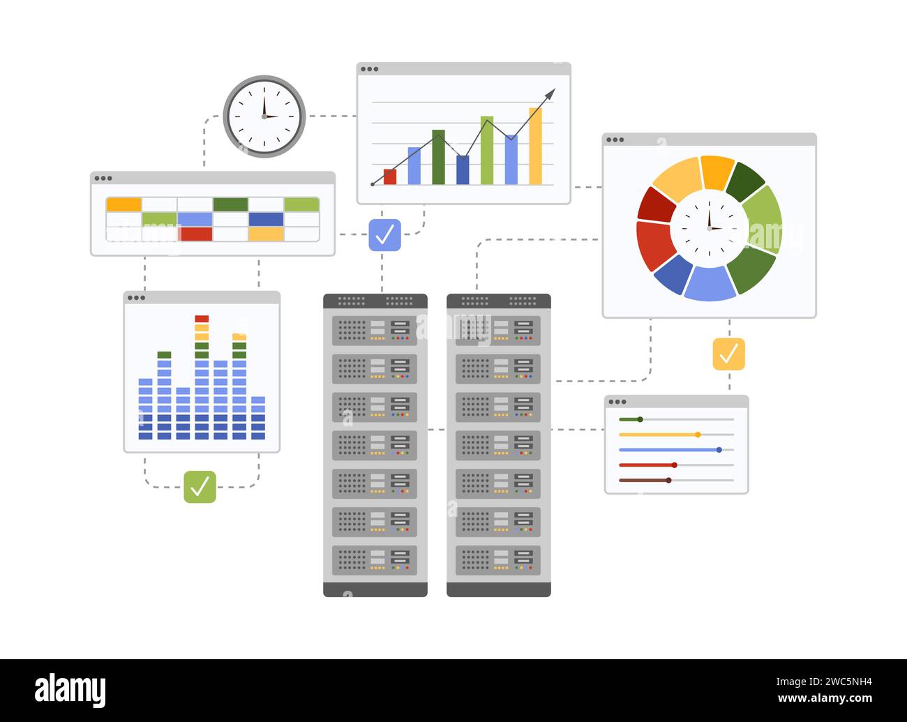 Cloud Computing Data Storage And Analytics System Based On Server
