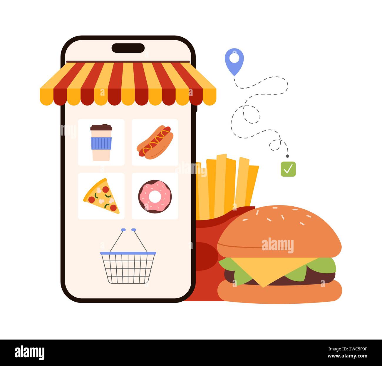 Online fast food order and delivery, catering service mobile app ...