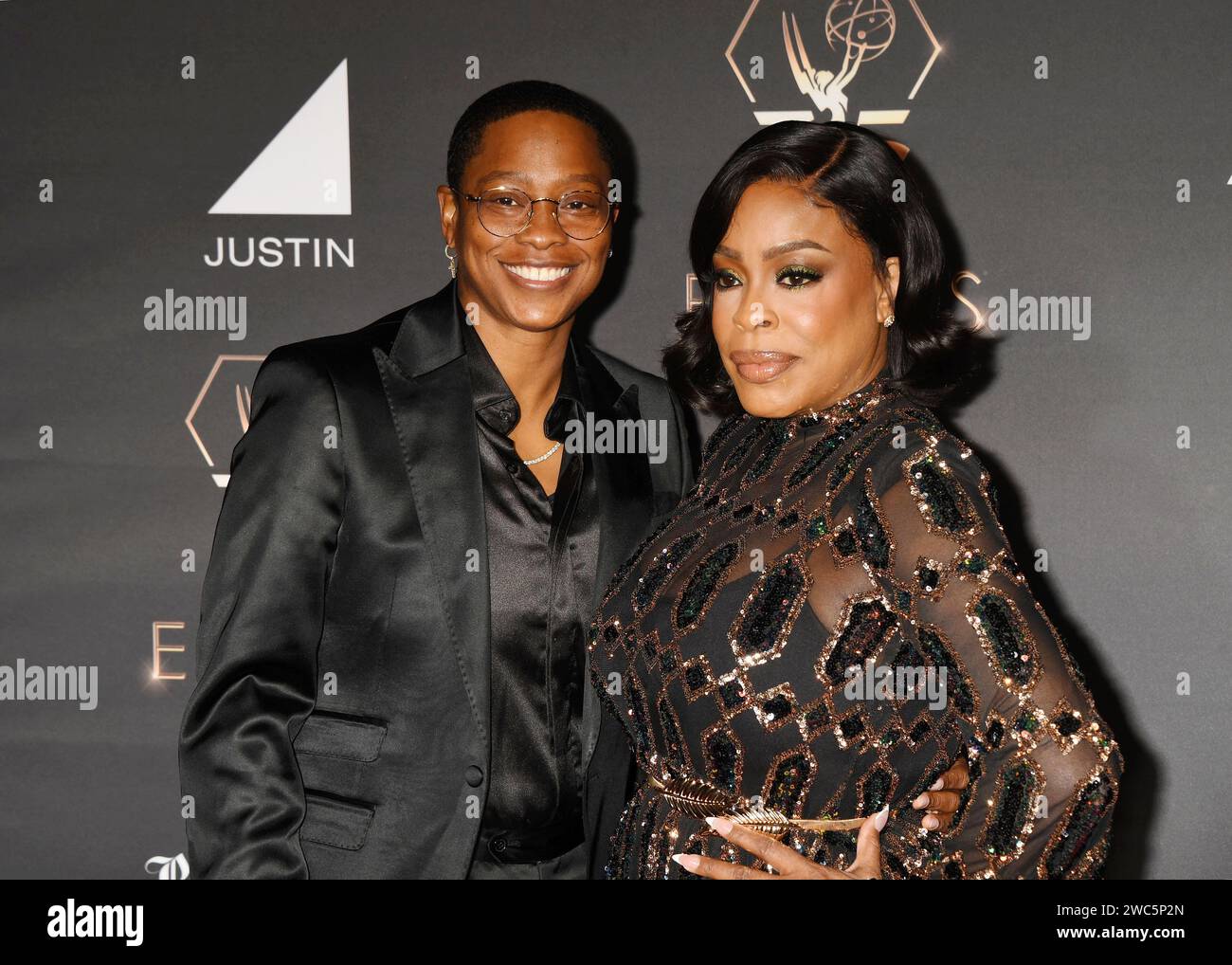 LOS ANGELES, CALIFORNIA - JANUARY 13: (L-R) Jessica Betts and Niecy ...