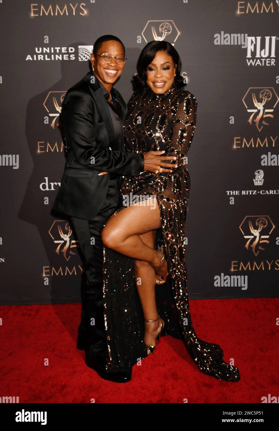 LOS ANGELES, CALIFORNIA - JANUARY 13: (L-R) Jessica Betts and Niecy ...