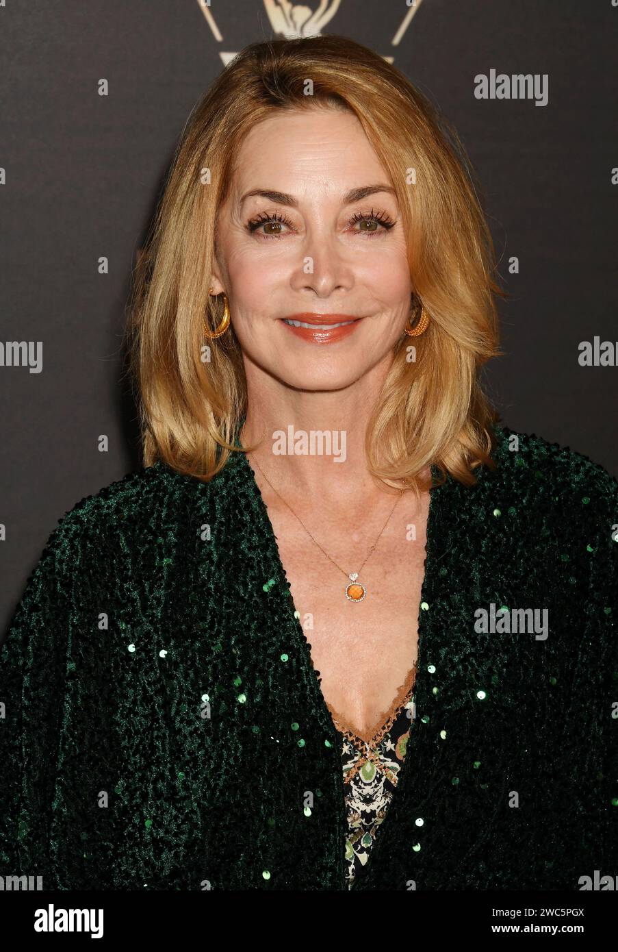 LOS ANGELES, CALIFORNIA - JANUARY 13: Sharon Lawrence attends the 75th ...