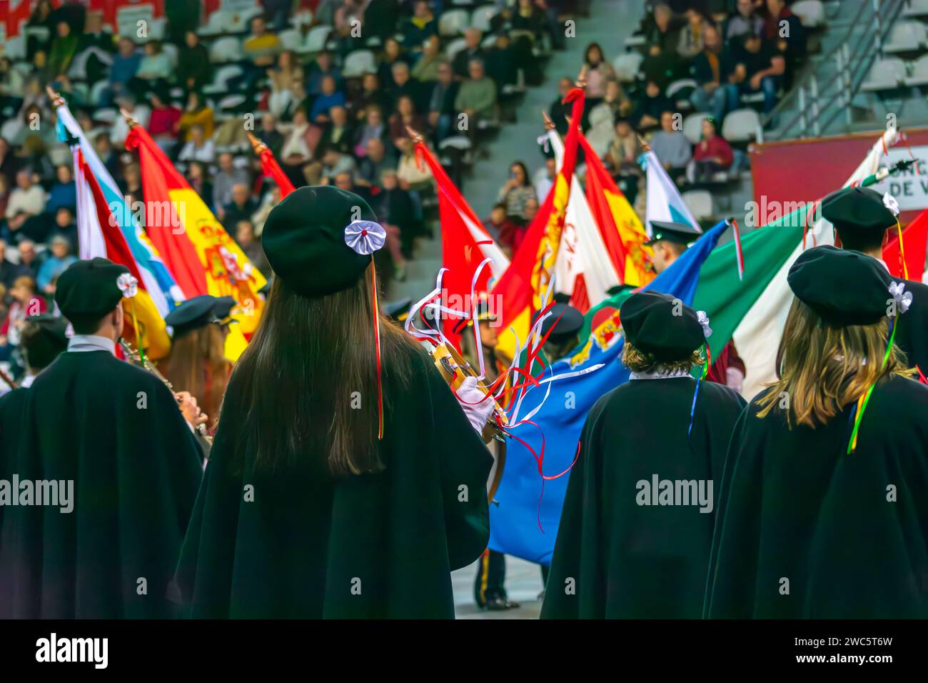 The flags and standard bearers The rondallas are a group of people who ...