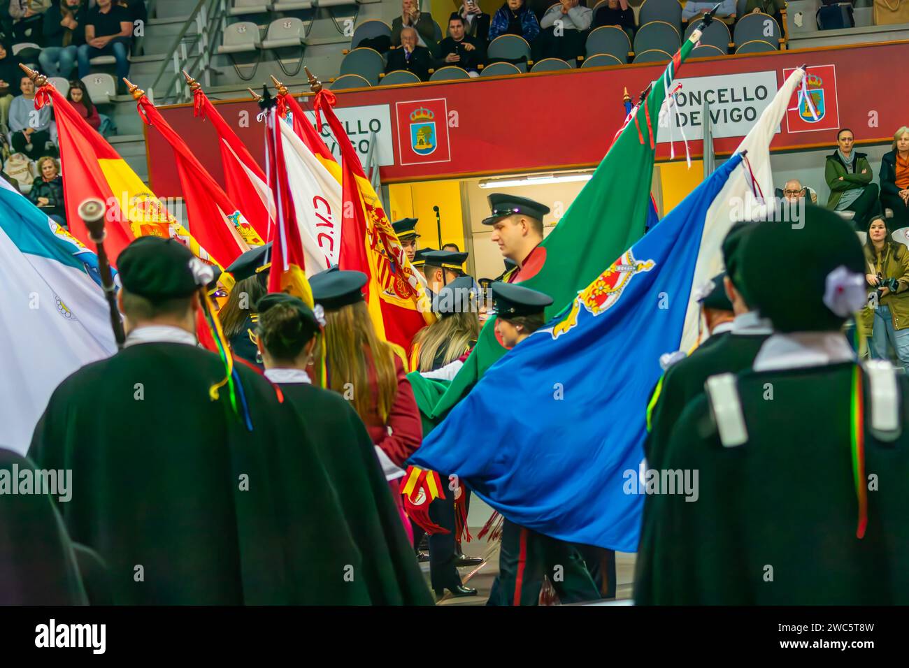 The flags and standard bearers The rondallas are a group of people who ...