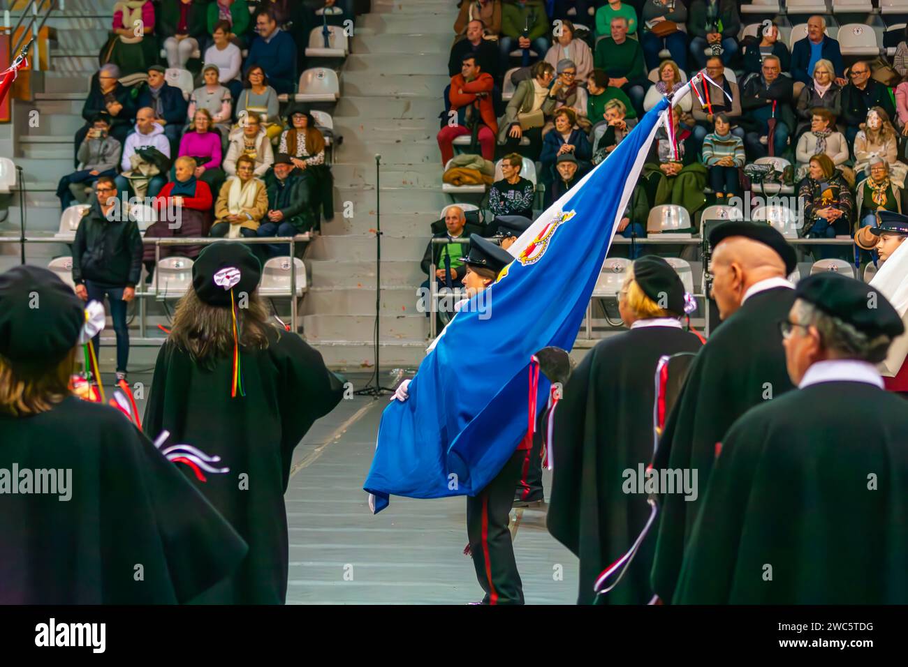 The flags and standard bearers The rondallas are a group of people who ...