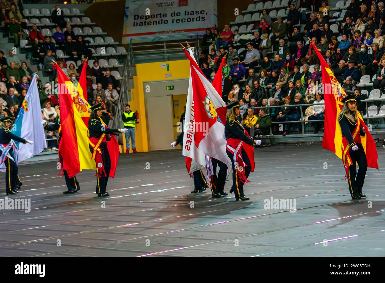 The flags and standard bearers The rondallas are a group of people who ...