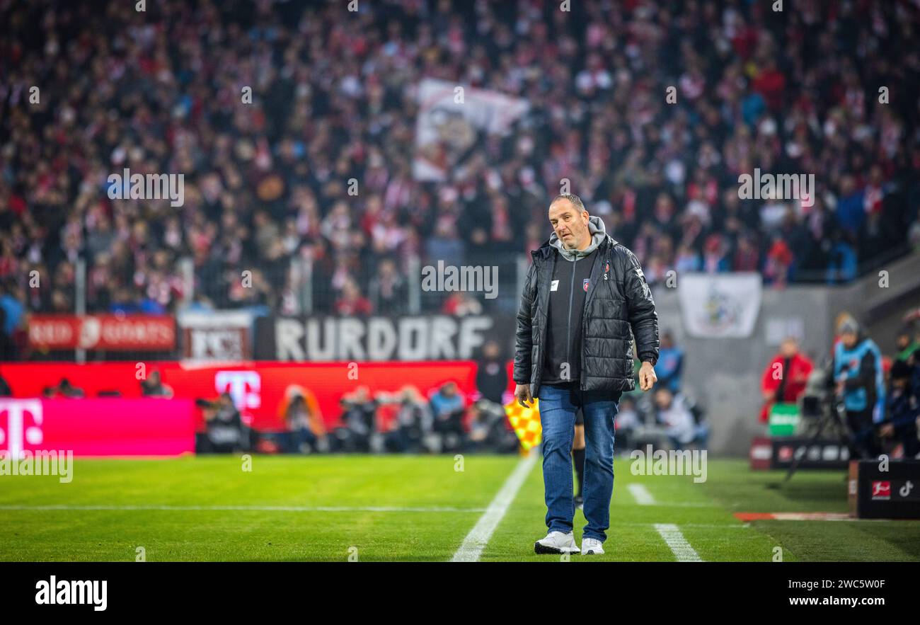 Cologne, Germany. 13th Jan 2024. Trainer Frank Schmidt (FCH) 1. FC Köln - 1. FC Heidenheim 13.01 ...