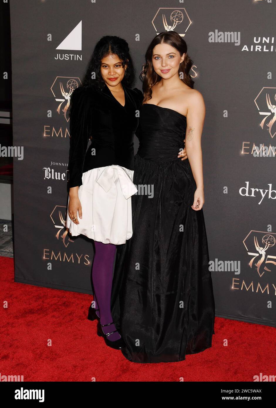 Los Angeles, California, USA. 13th Jan, 2024. (L-R) Nuha Jes Izman and Samantha Hanratty attend ...