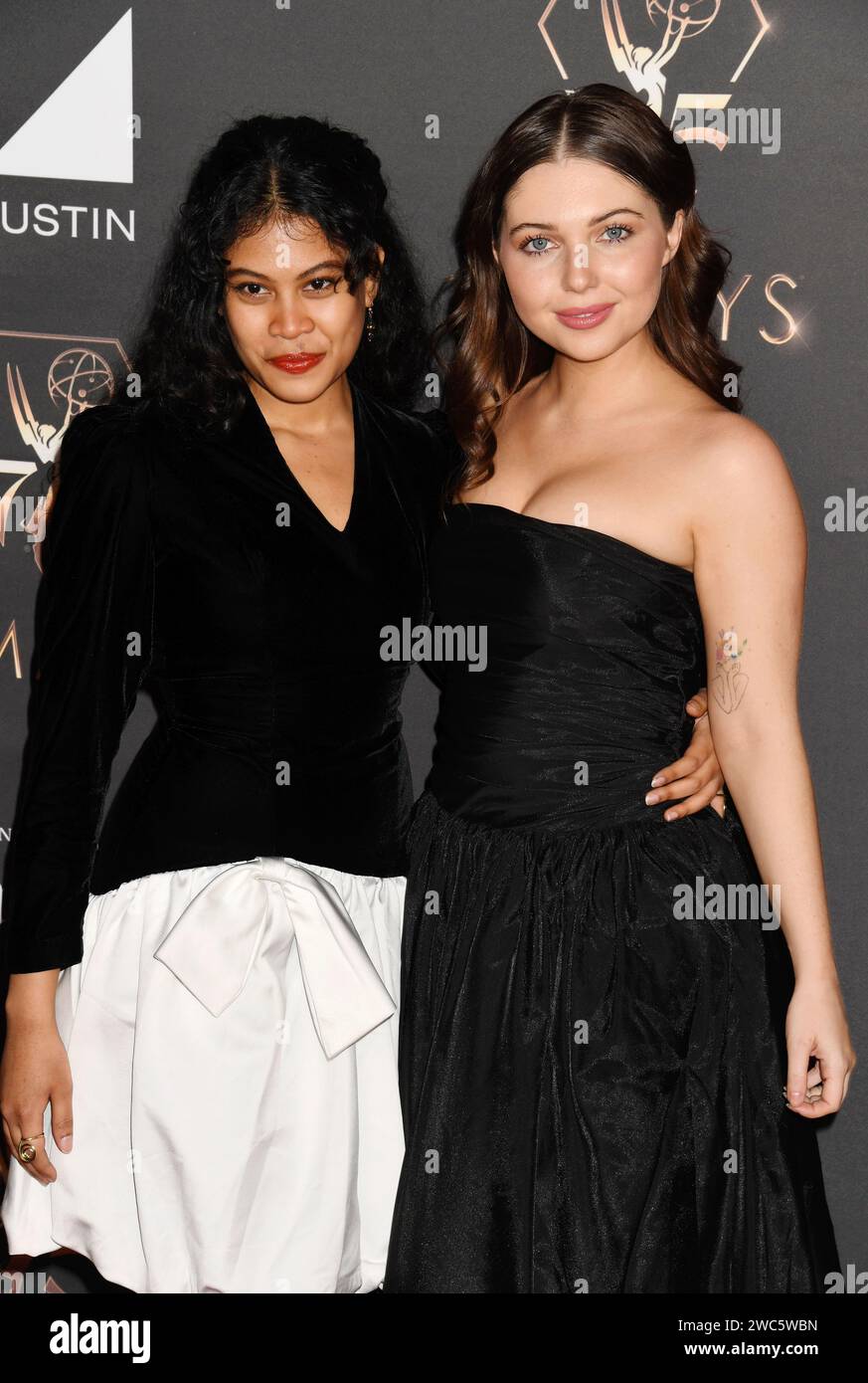 Los Angeles, California, USA. 13th Jan, 2024. (L-R) Nuha Jes Izman and Samantha Hanratty attend ...