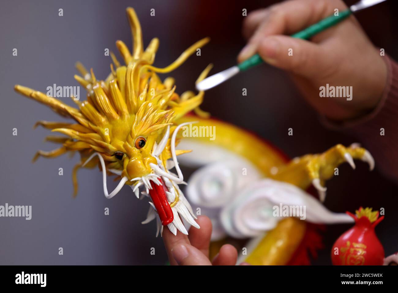 Dragon dough sculpture hi-res stock photography and images - Alamy