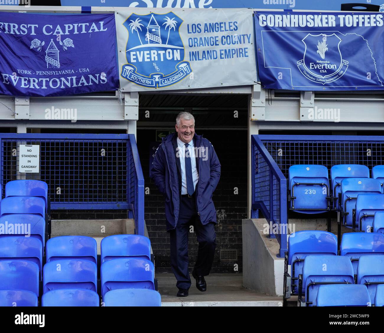 Liverpool, UK. 14th Jan, 2024. Ian Snodin former Everton player is in ...