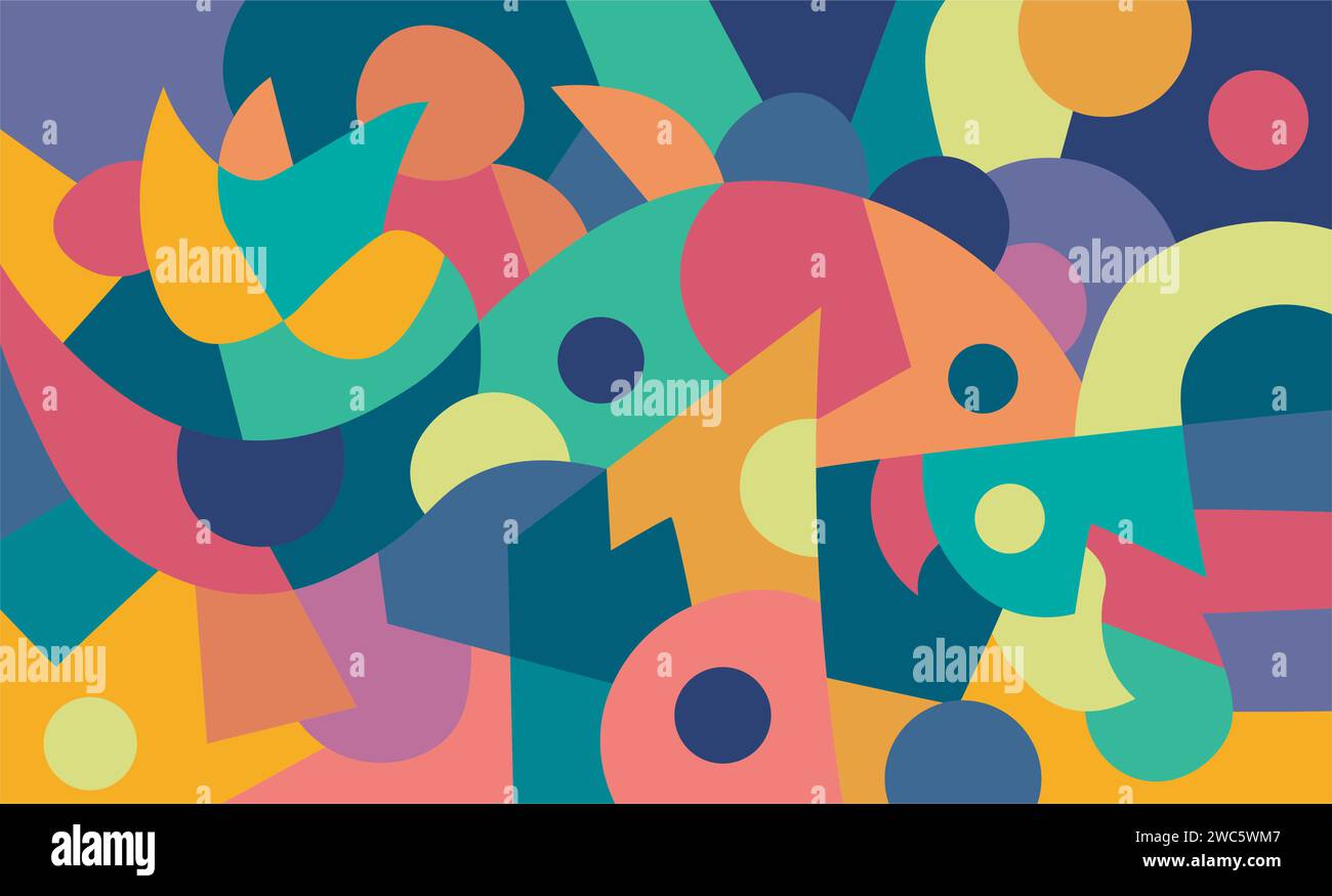 colorful abstract art Stock Vector Image & Art - Alamy