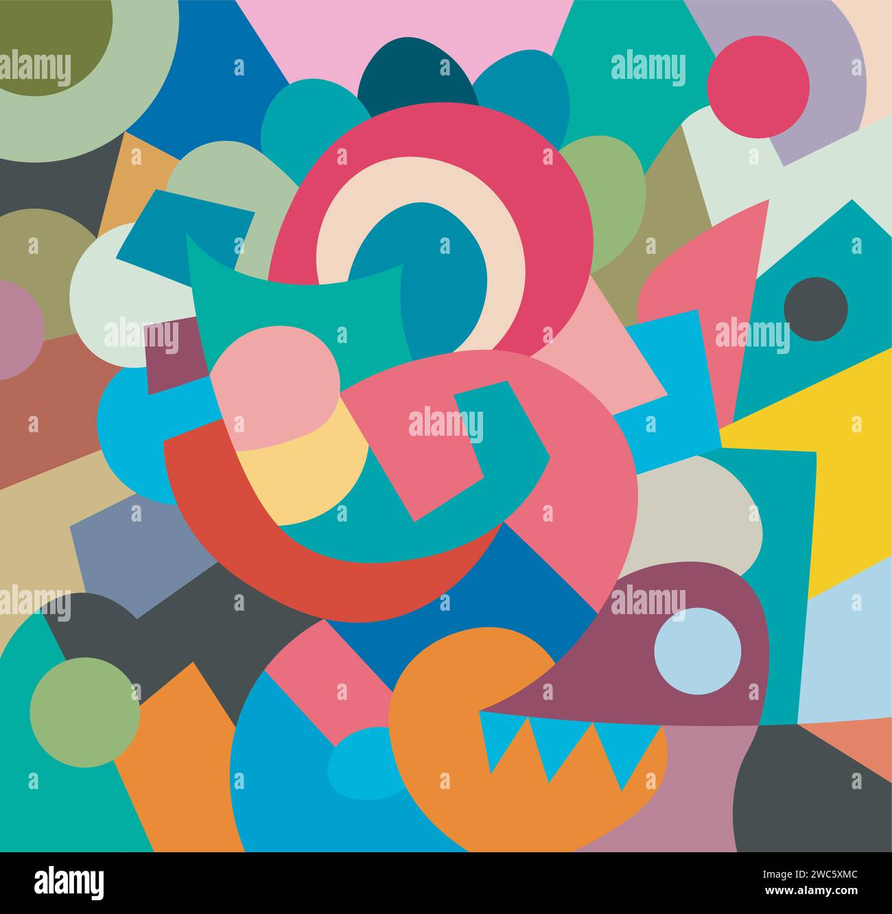 colorful abstract art Stock Vector Image & Art - Alamy