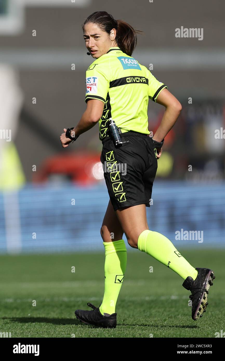 Italian referee Ferrieri Caputi during the Serie A football match SS ...