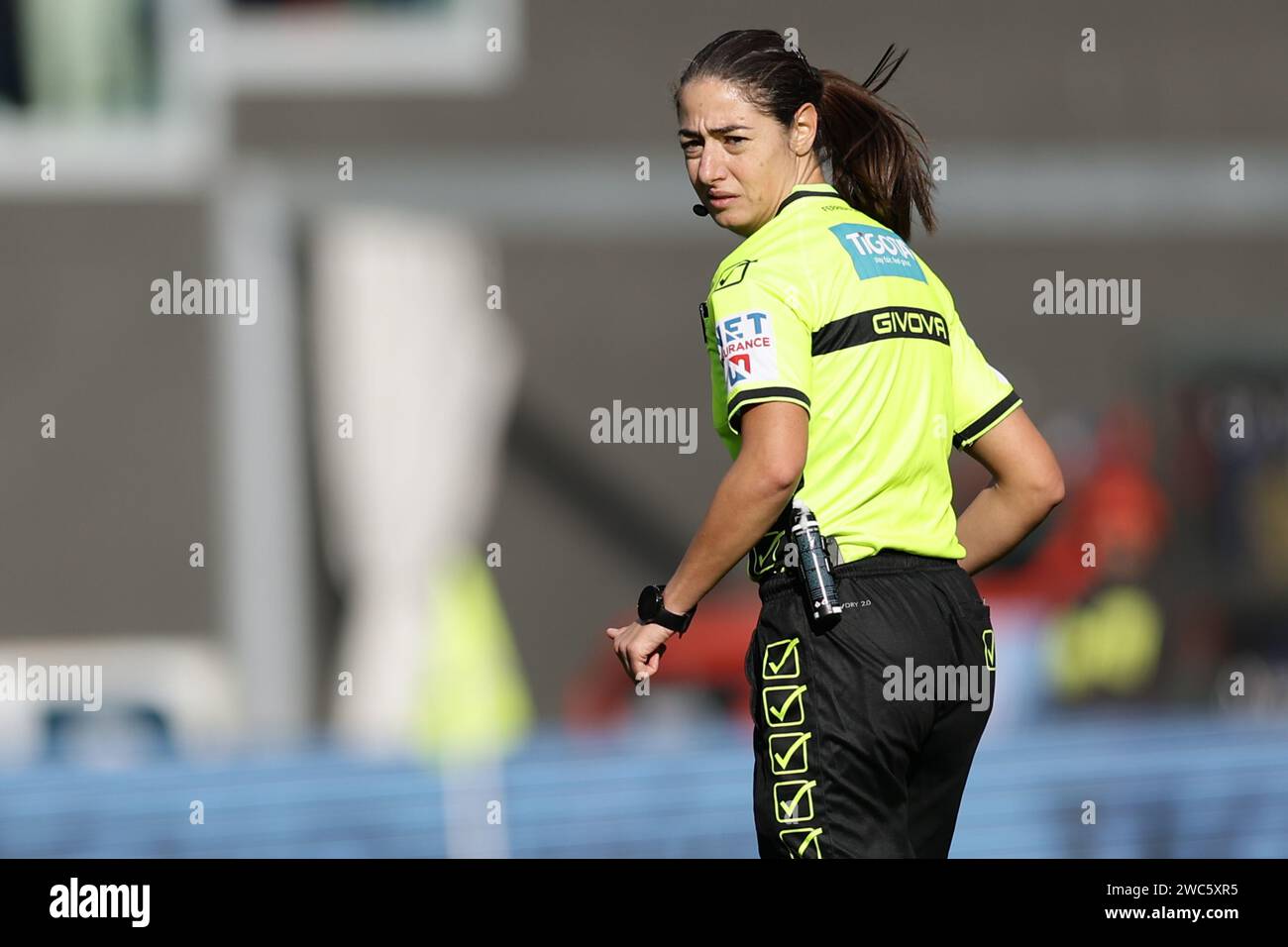 Italian referee Ferrieri Caputi during the Serie A football match SS ...