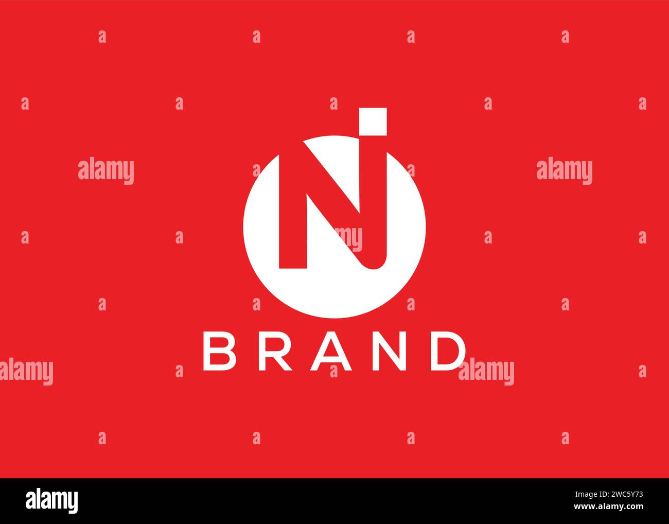 Letter N modern logo design vector template Stock Vector Image & Art ...