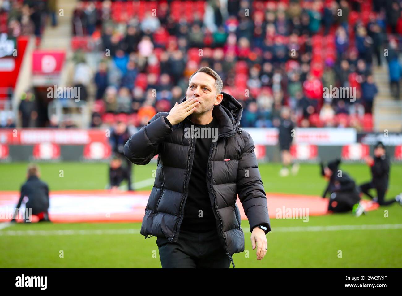 AESSEAL New York Stadium, Rotherham, England - 13th January 2024 Leam ...