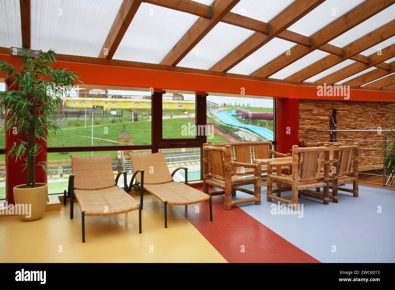 Water park Tatralandia near Liptovsky Mikulas. Slovakia Stock Photo - Alamy