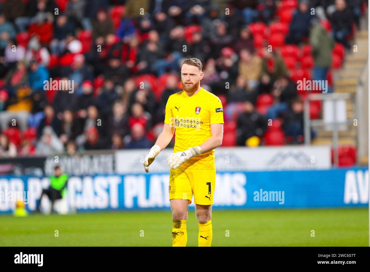 AESSEAL New York Stadium, Rotherham, England - 13th January 2024 Viktor ...