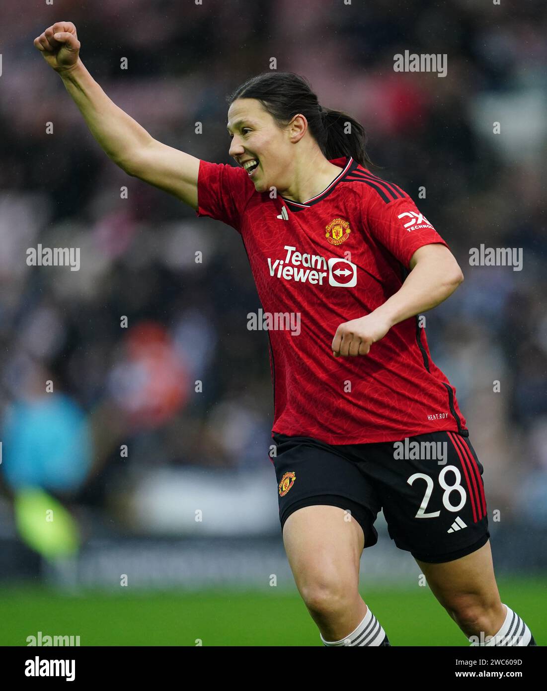 Manchester United's Rachel Williams celebrates scoring their side's ...