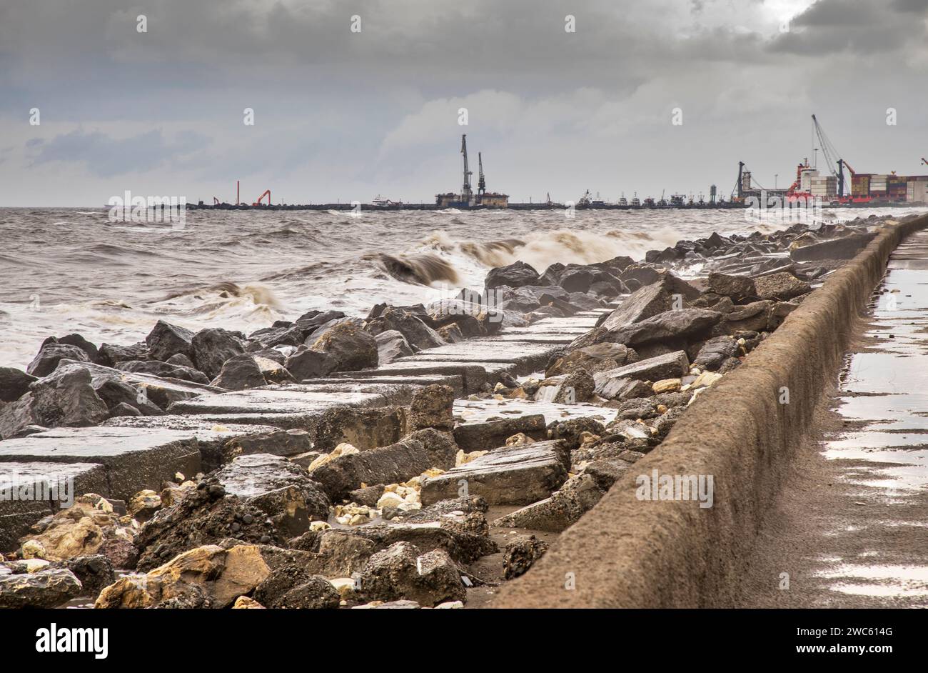 View of port in Poti. Georgia Stock Photo - Alamy