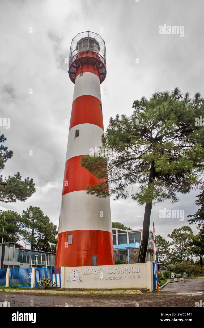 View of lighthouse in Poti. Georgia Stock Photo - Alamy