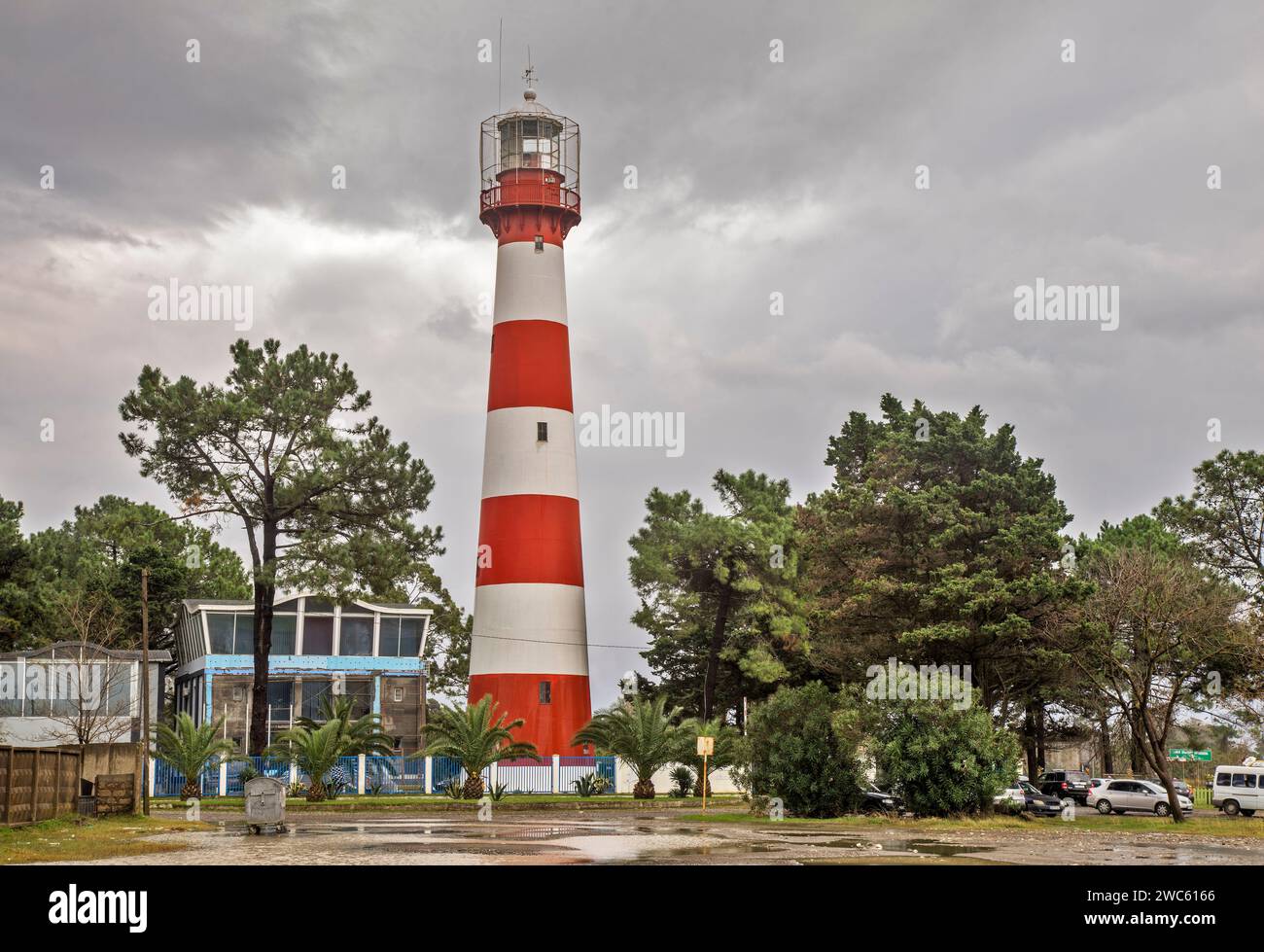 View of lighthouse in Poti. Georgia Stock Photo - Alamy