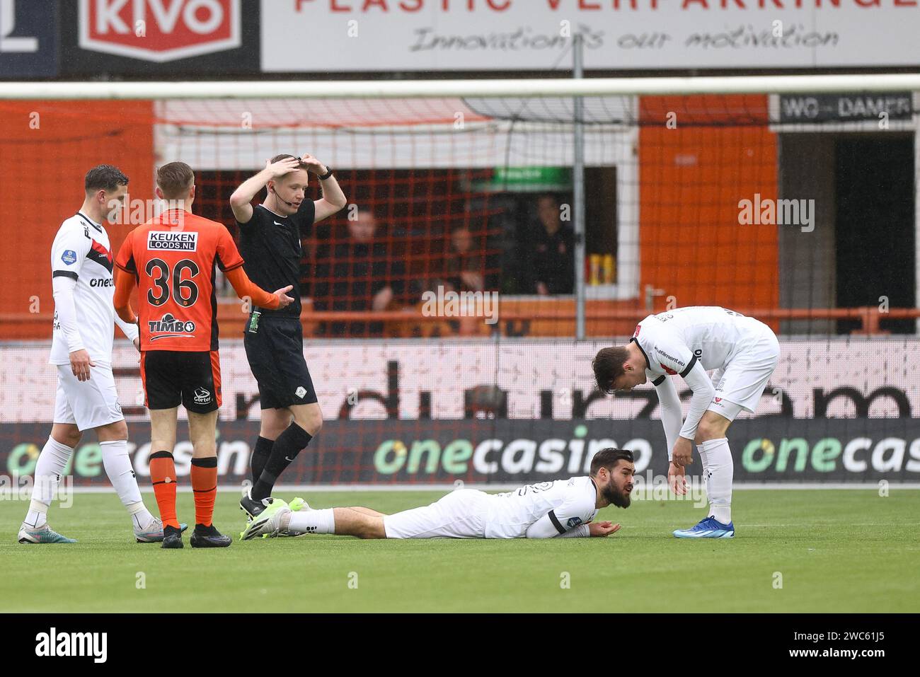 VOLENDAM , 14-01-2024 , Kras Stadion , season 2023 / 2024 , Dutch ...