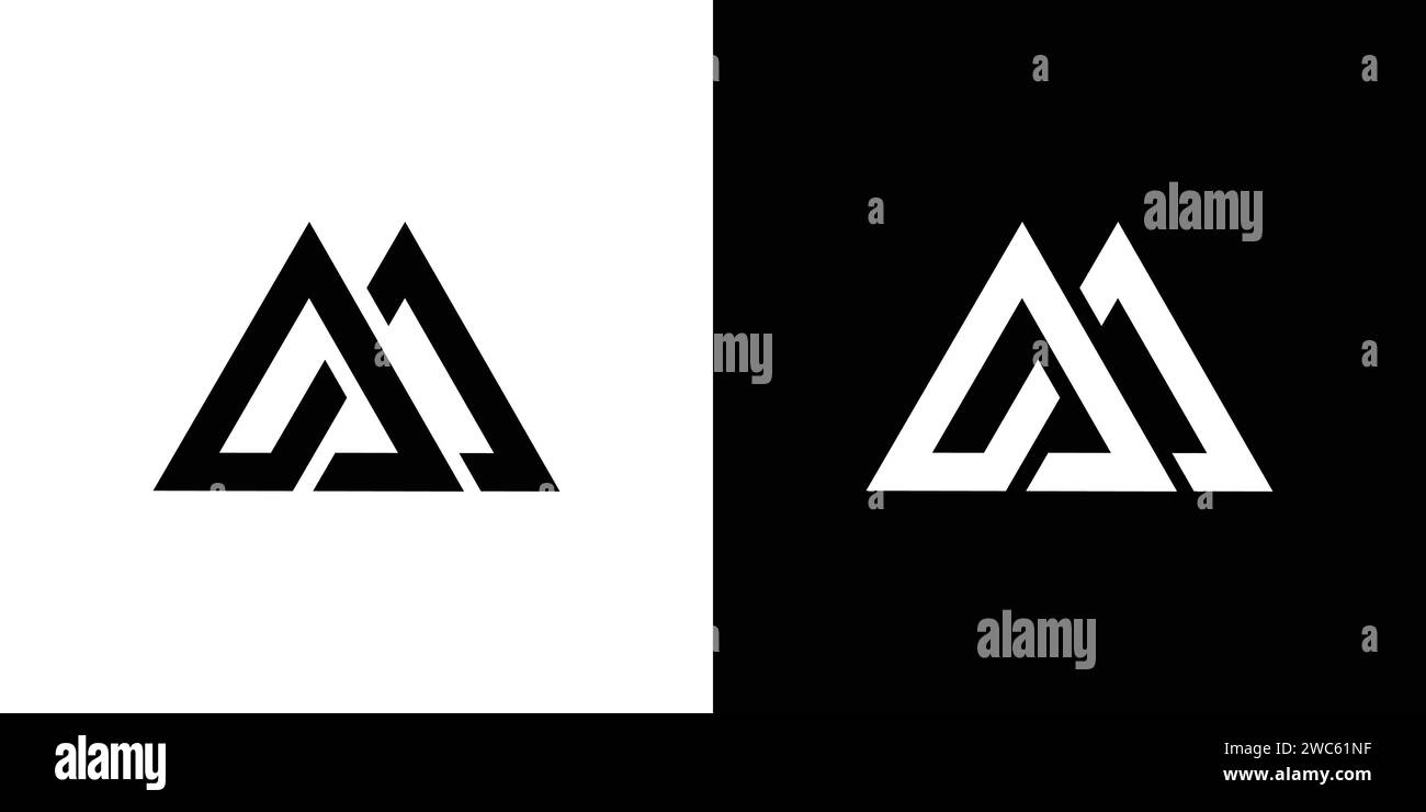 Simple a logo design Stock Vector Images - Alamy