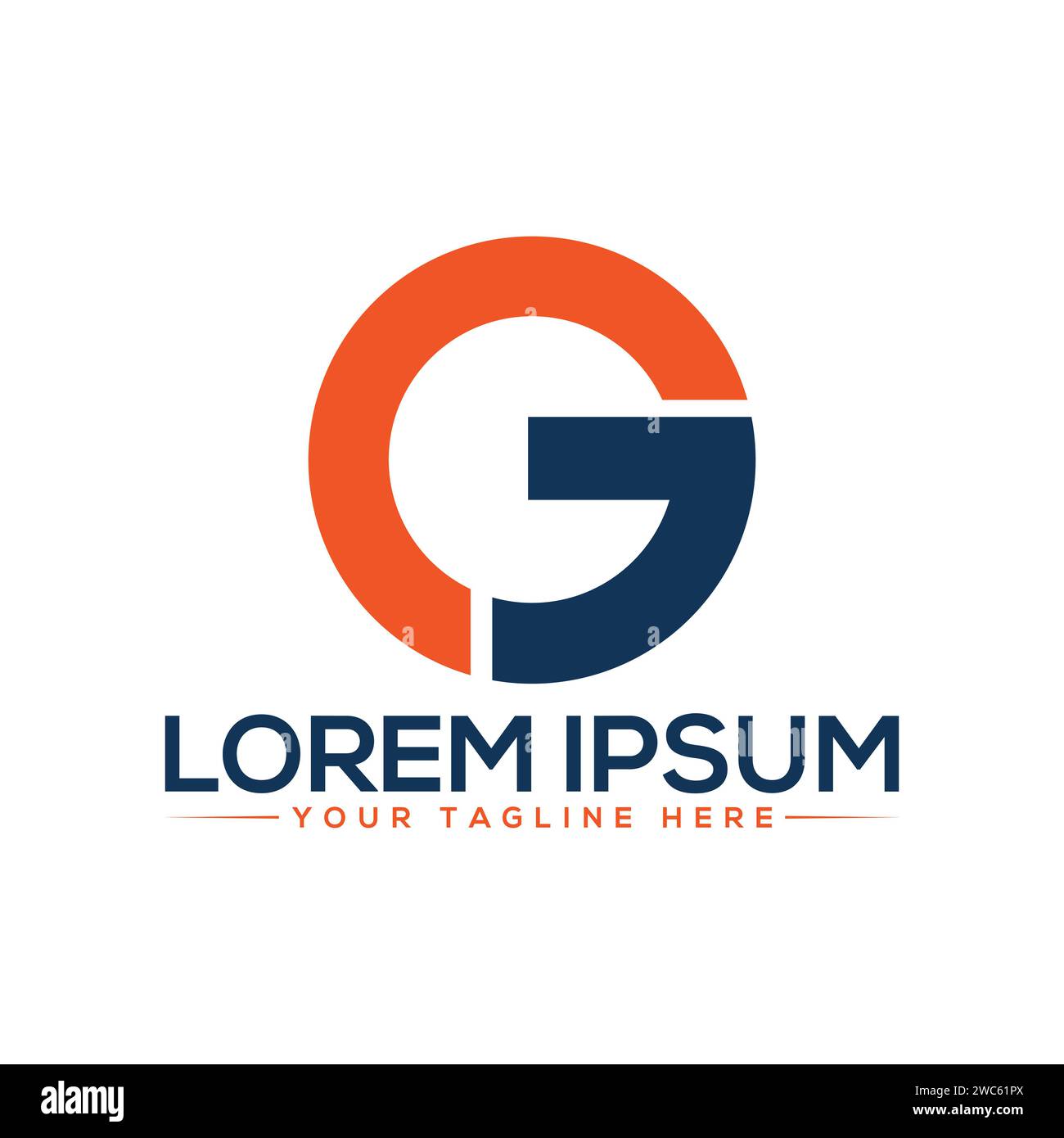 CG Unique and Modern Logo Design. Creative Logo Design Stock Vector ...