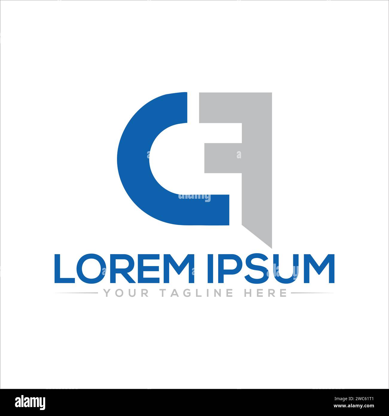 CF Letter Logo Design. Unique and Professional CF FC Letter Logo Design ...