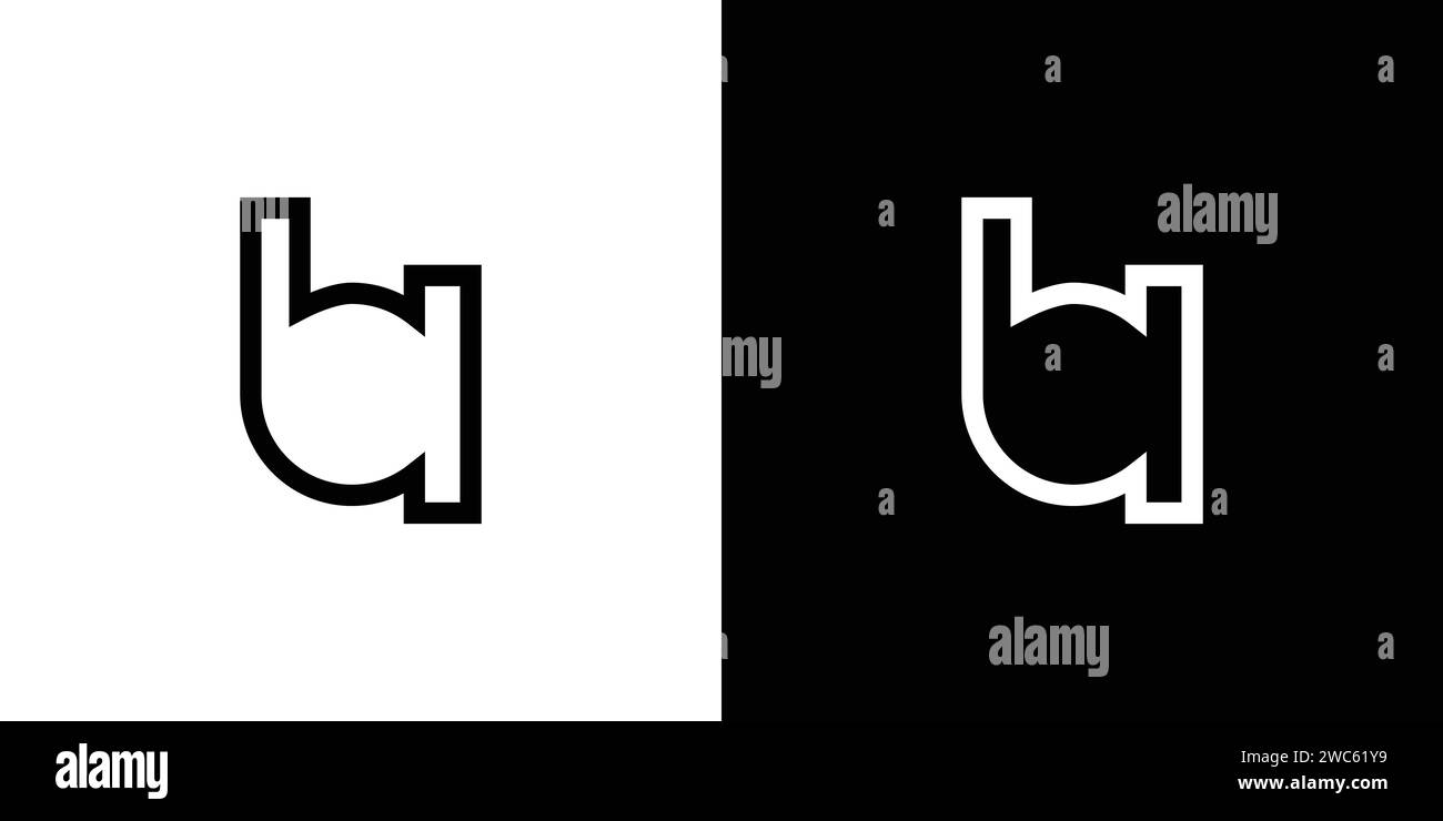 Minimalist Letter B A monogram logo design vector template Stock Vector ...