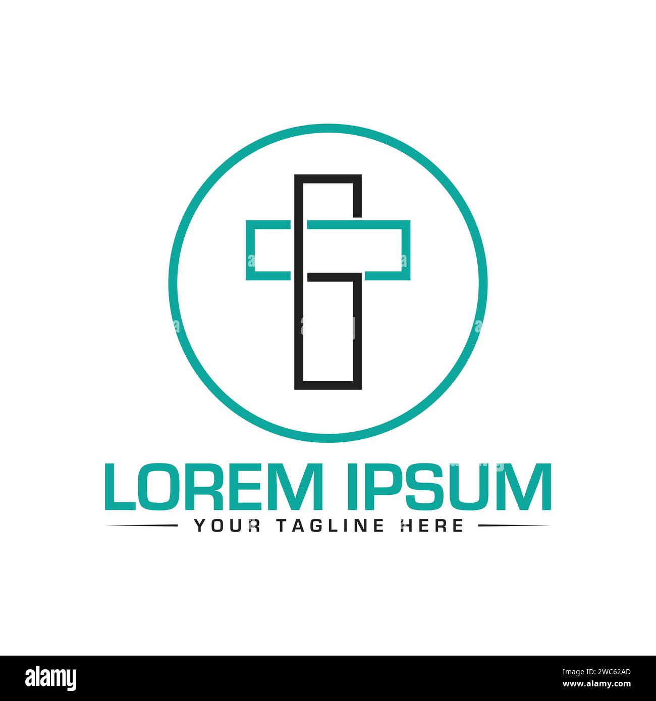 Church Logo Design Unique and Professional Logo Design Stock Vector ...