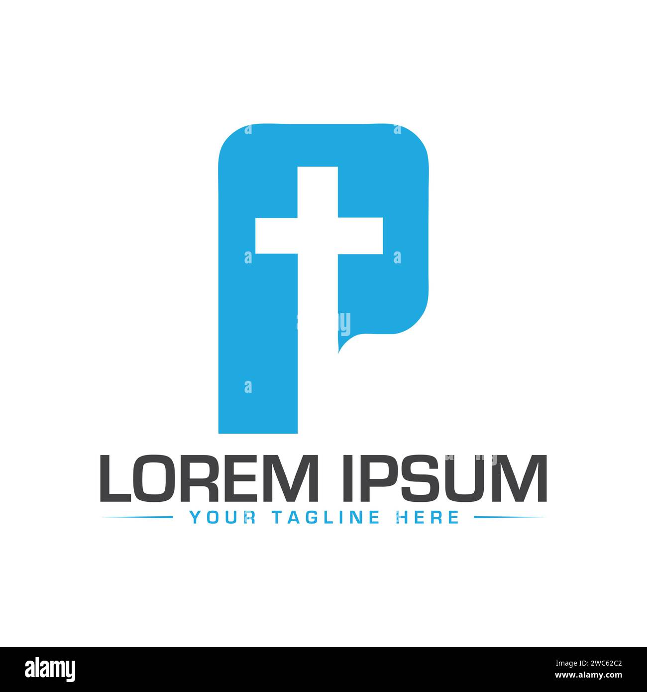 Church Logo Design Unique and Professional Logo Design Stock Vector ...