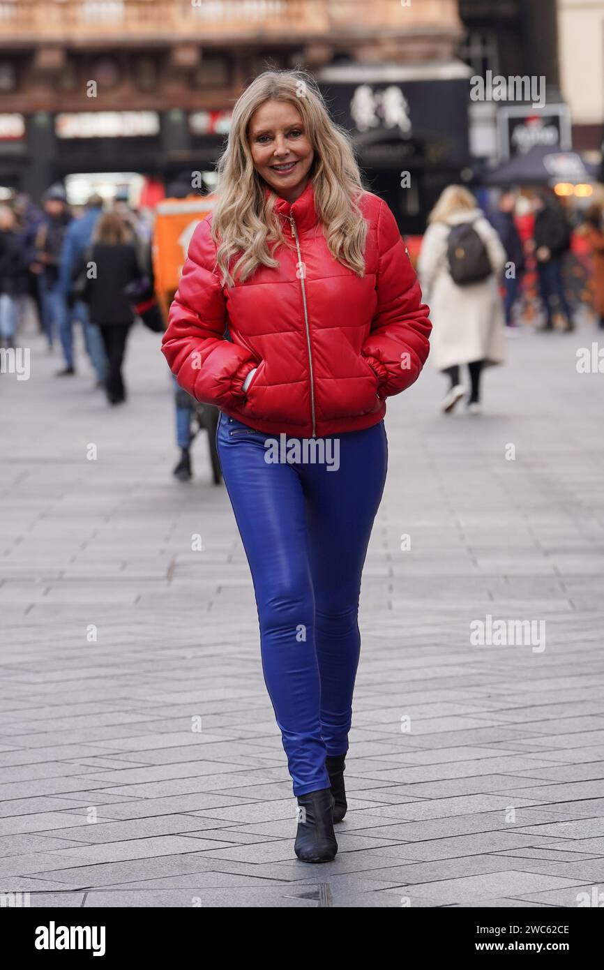 Carol Vorderman arriving at Global Radio in Leicester Square to take ... Carol Vorderman arriving at Global Radio in Leicester Square to take ...