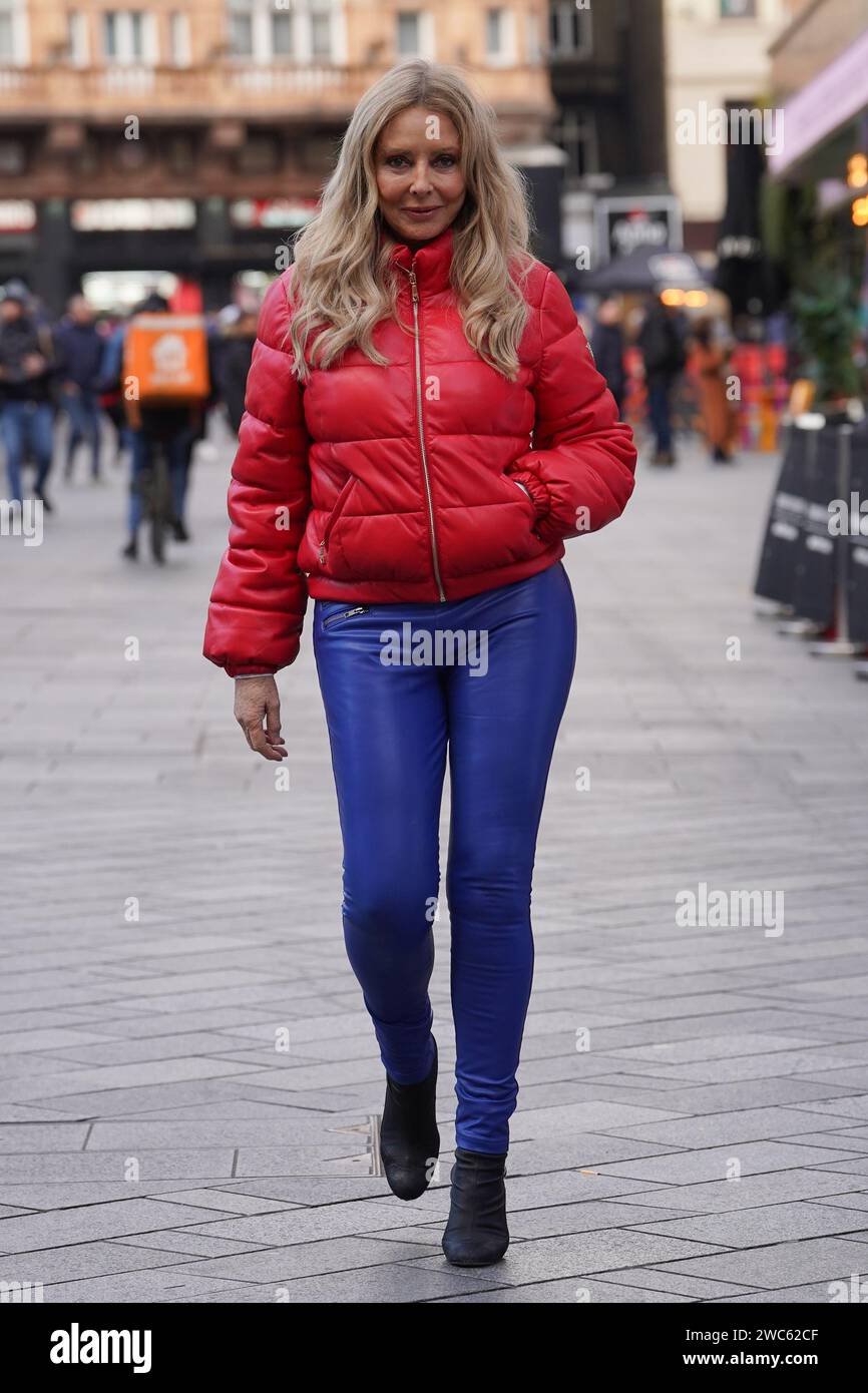 Carol Vorderman arriving at Global Radio in Leicester Square to take ...